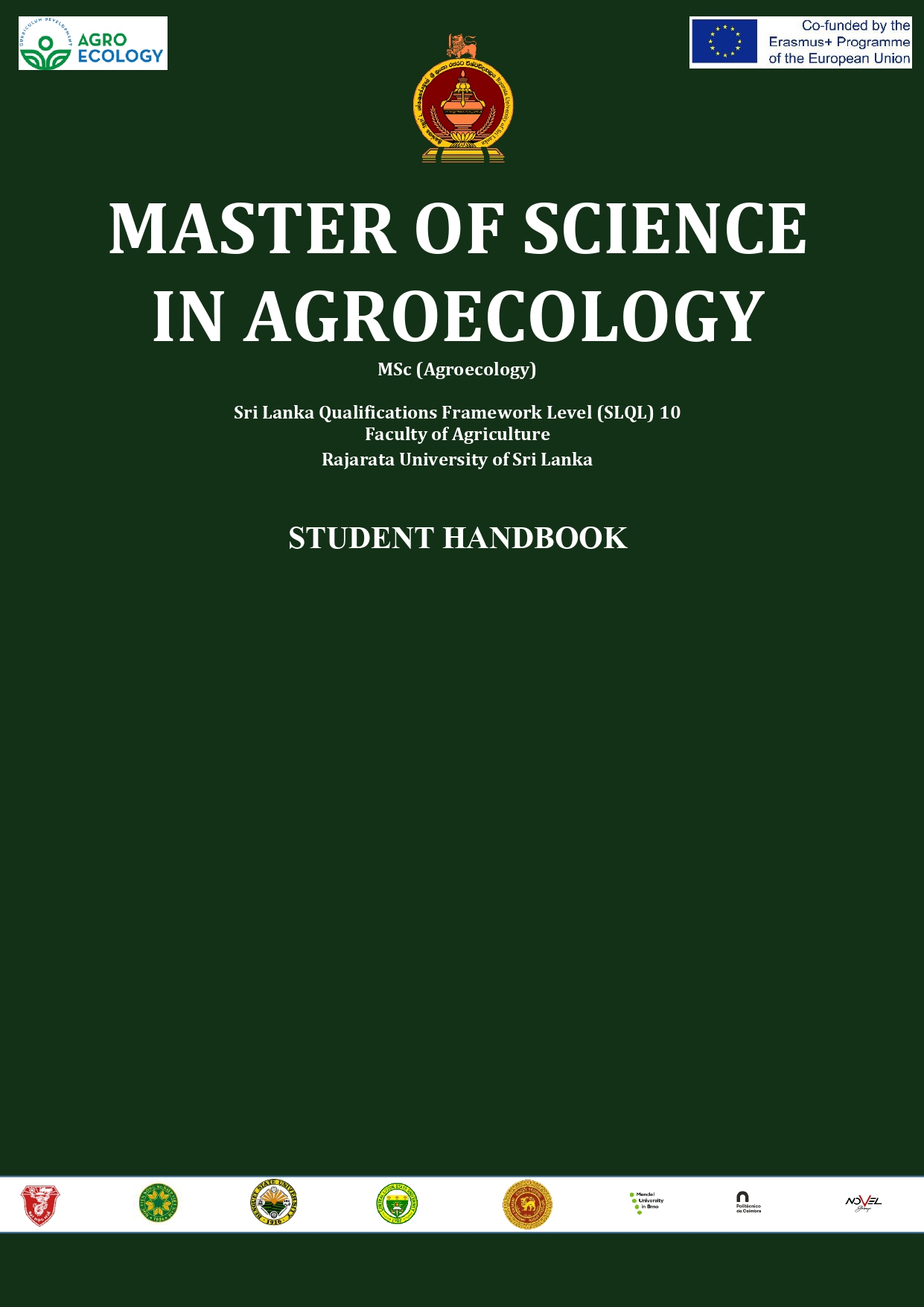 Downloads - Postgraduate Programmes, Faculty of Agriculture, Rajarata ...